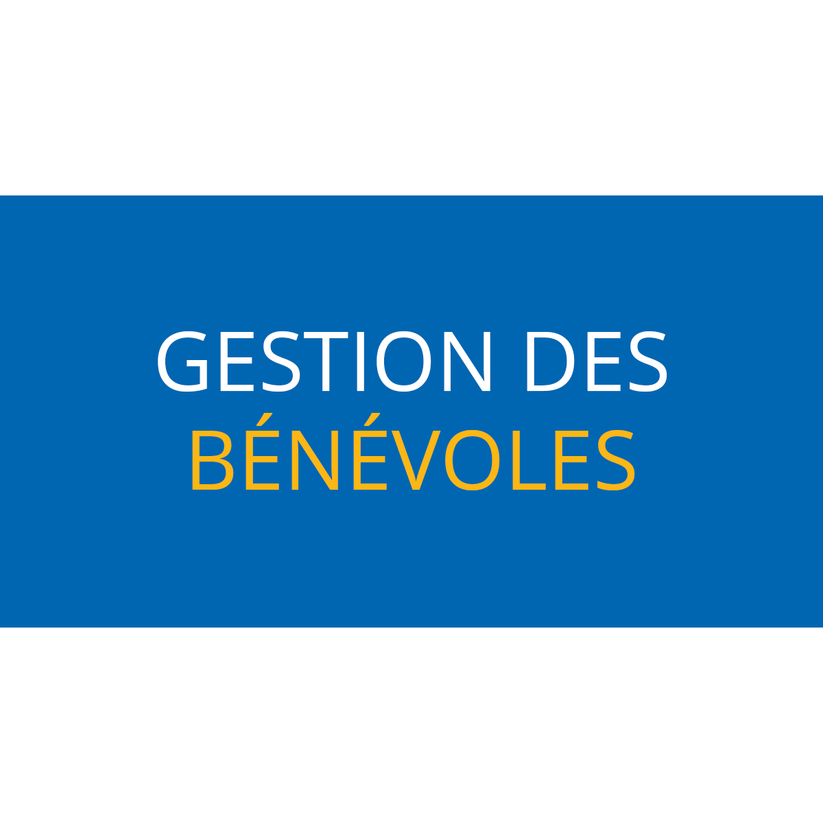 Liste des offres bénévoles - Gestion des bénévoles